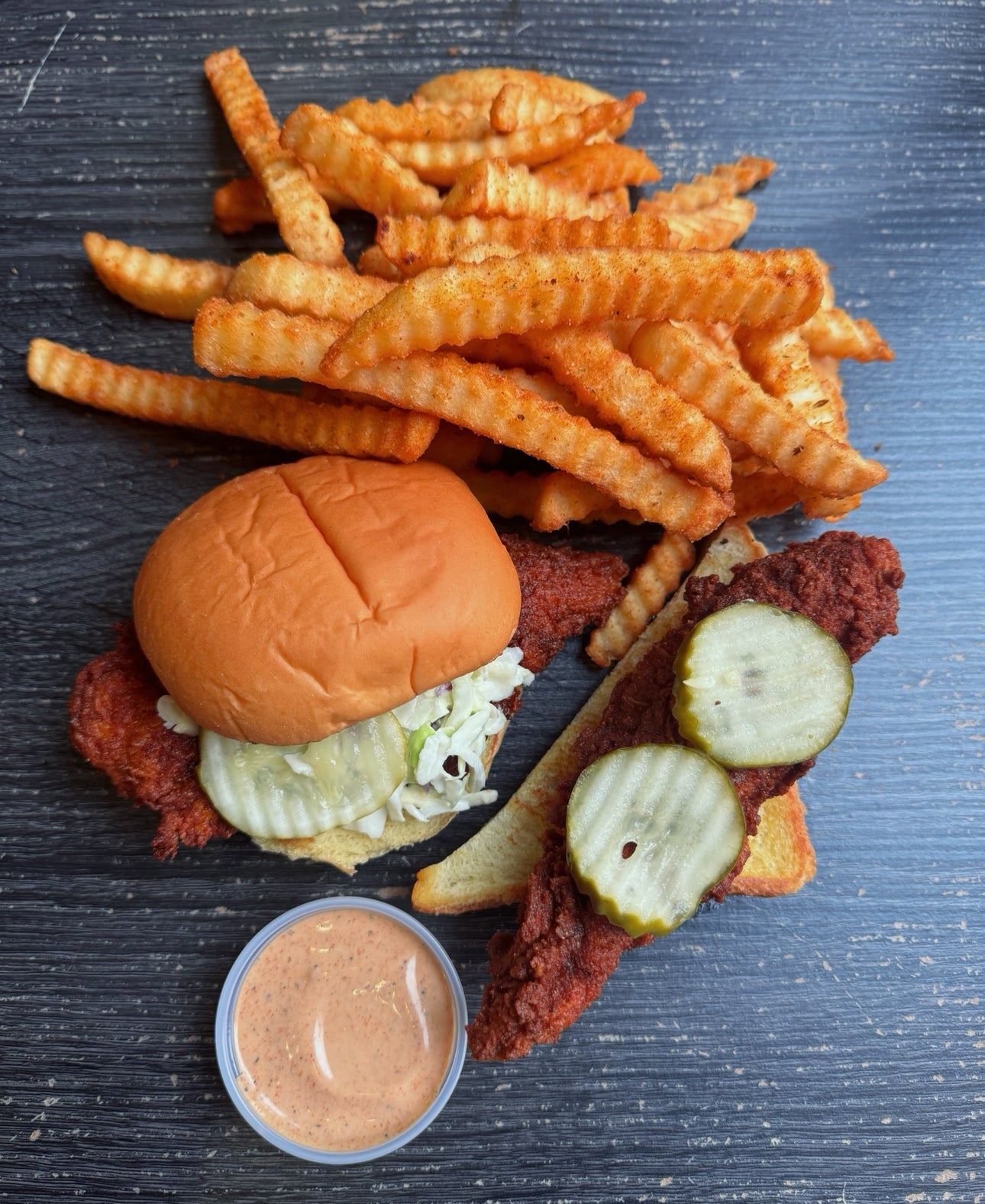 Rambo's Combo #1: 1 Chicken Sandwich & 1 Tender | RAMBO'S HOT CHICKEN