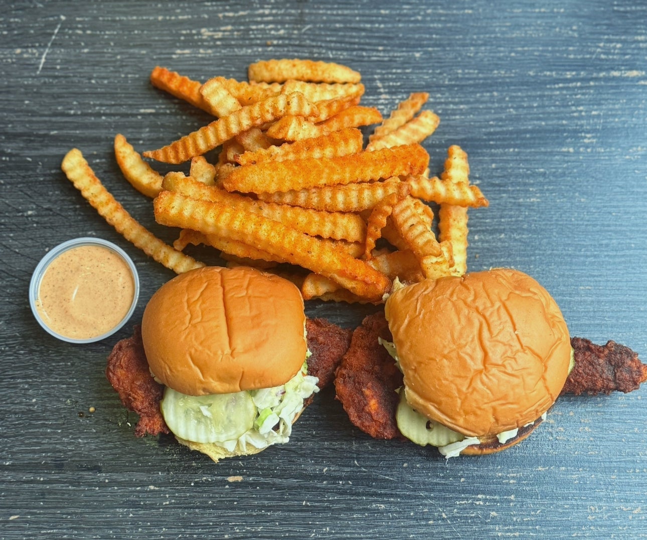 Rambo's #3: 2 Chicken Sliders | RAMBO'S HOT CHICKEN