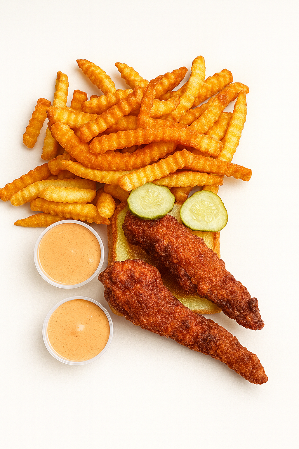Rambo's Combo #2: 2 Chicken Tenders | RAMBO'S HOT CHICKEN